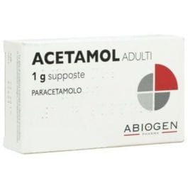 Acetamol Ad 10Supp 1G - Farmaciauno