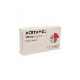 Acetamol 10 Supp 500 Mg - Farmaciauno