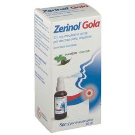 Zerinol Gola Spray Flaconcini 20Ml 2,5Mg/Erog - Farmaciauno