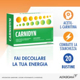 Carnidyn Integratore Alimentare Creatina Carnosina Vitamina E 20 Buste