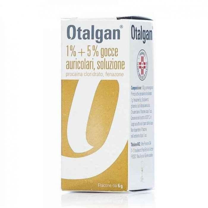 OTALGAN*gocce auricolari 6 g 5% + 1% - Farmaciauno