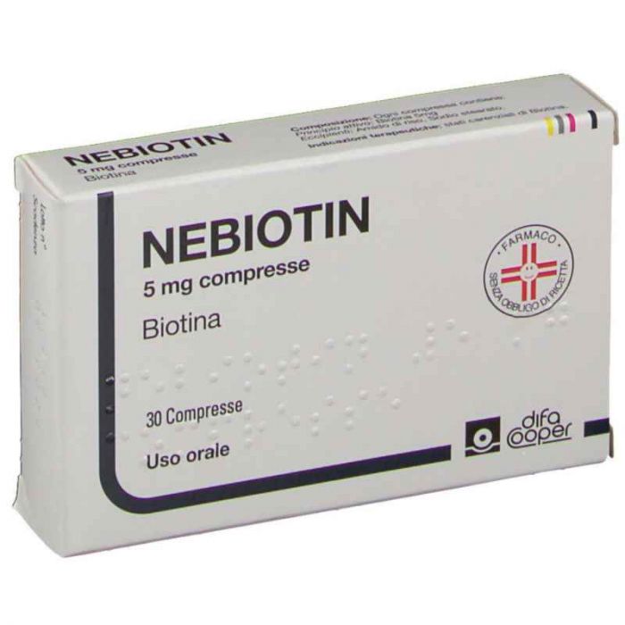 NEBIOTIN*30 cpr 5 mg - Farmaciauno
