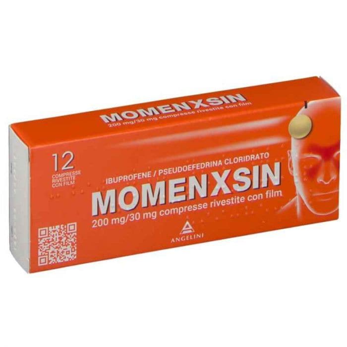 MOMENXSIN*12CPR 200MG+30MG - Farmaciauno