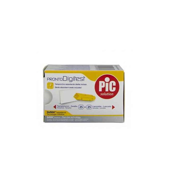 PIC PRONTO DIGITEST LANCETTE 25 PEZZI - Farmaciauno