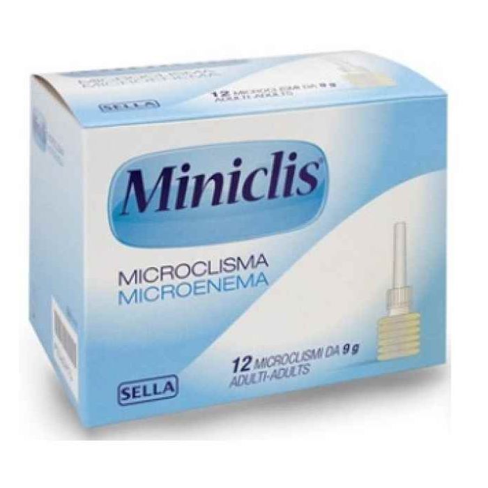 SELLA MINICLIS MICROCLISMA ADULTI 12 PEZZI - Farmaciauno