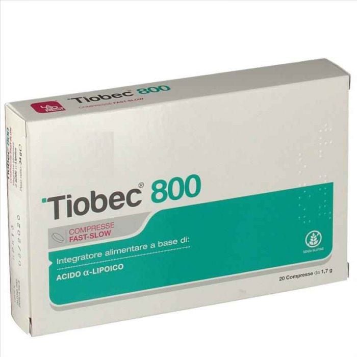 Tiobec 800 Integratore Alimentare 20 Compresse Fast-Slow 32 G - Farmac