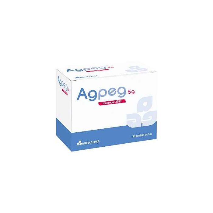 AGPEG MACROGOL 3350 30 BUSTINE 5 G - Farmaciauno