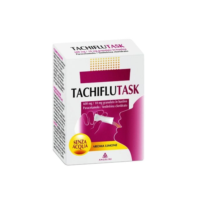 Tachiflutask Orale Grat 10 Bust 600 Mg + 10 Mg - Farmaciauno