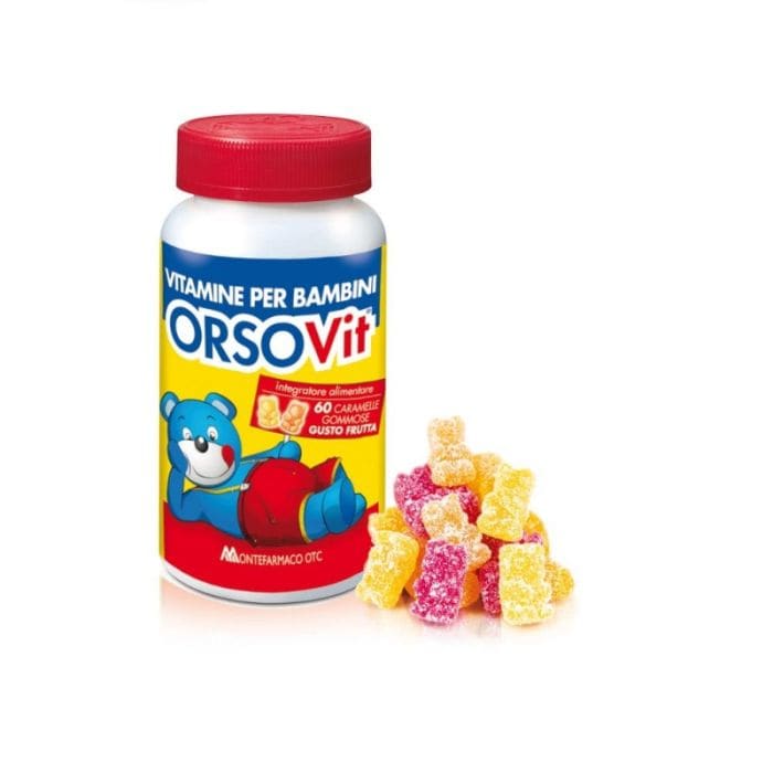 Orsovit 60 Caramelle | Multivitaminico Bambini | Farmaciauno