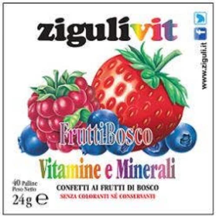 Zigulì Vit Frutti Bosco - Vitamine & Minerali | 40 Palline