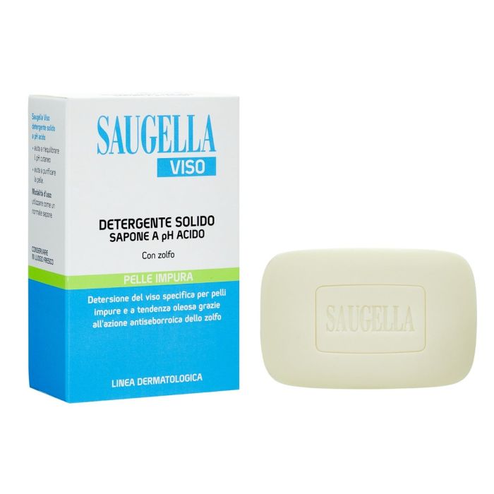 Saugella Viso Solido Zolfo | Detergente Pelle Grassa | Farmaciauno