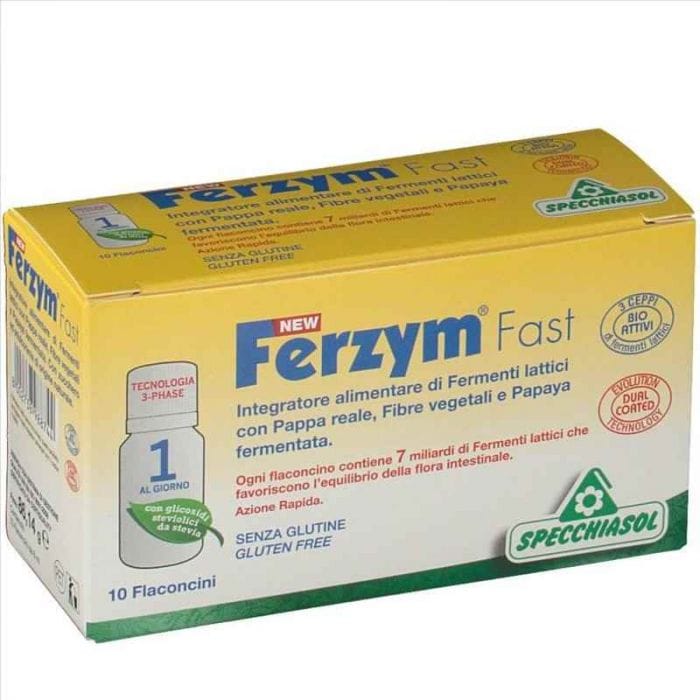Specchiasol New Ferzym Fast Fermenti 10 Flaconcini