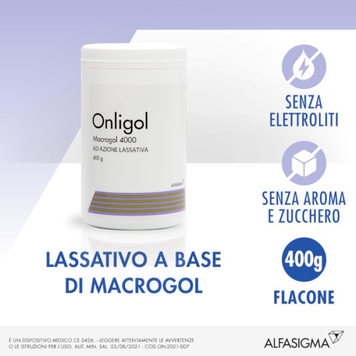 Onligol Macrogol Polvere 400 G - Farmaciauno