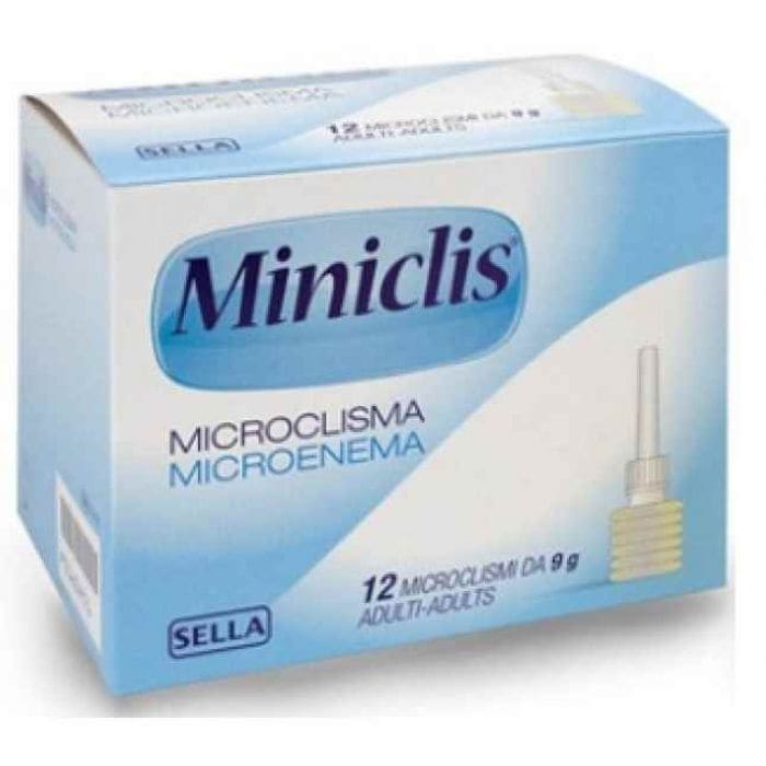 Sella Miniclis Microclisma Adulti 12 Pezzi - Farmaciauno