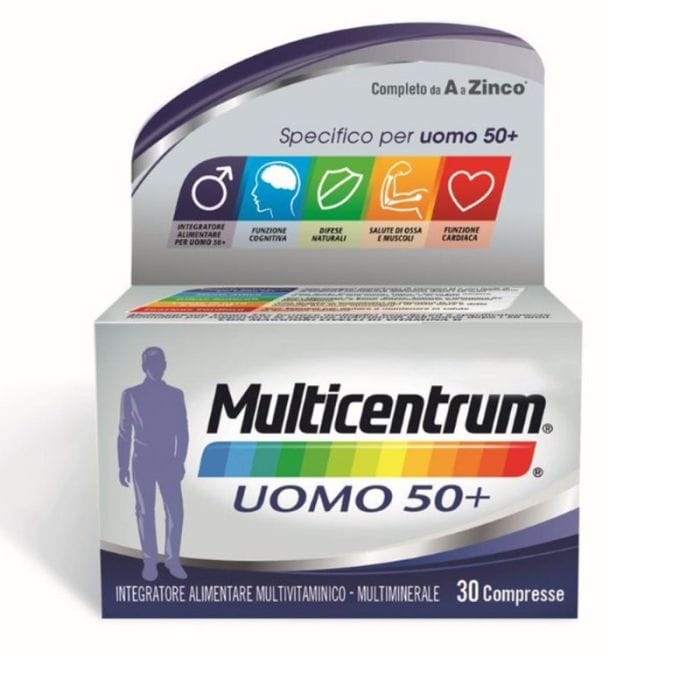Multicentrum Uomo 50+ | Multivitaminico | Farmaciauno