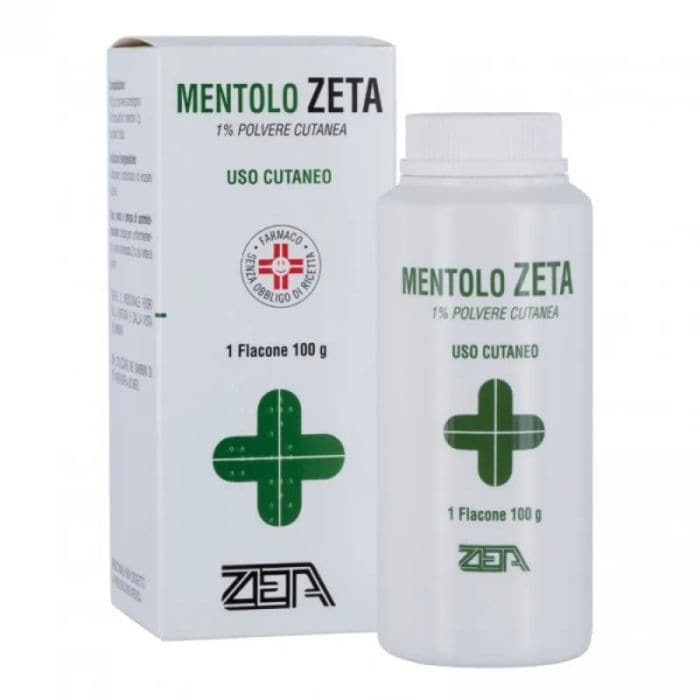 Zeta Talco Mentolato 100g | Rinfrescante Lenitivo | Farmaciauno