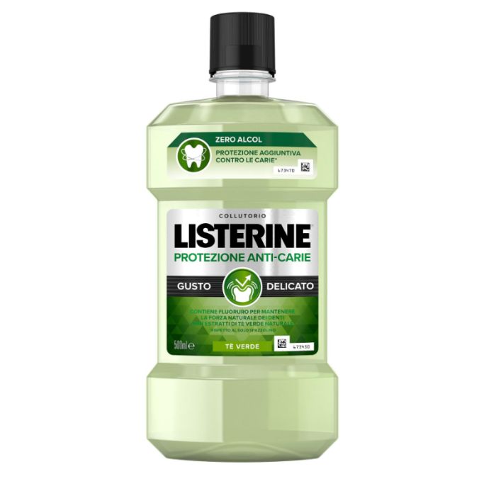 Listerine Protezione Anti-Carie Collutorio Gusto Delicato 500Ml - Farm