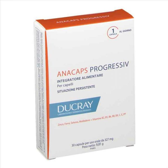 Ducray Anacaps Progressiv Caduta Cronica 30 Capsule Anti Caduta Italia