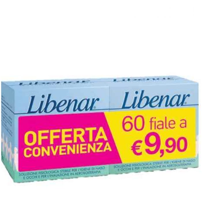 Chefaro Libenar Soluzione Fisiologica Aerosol Naso Occhi 60 Fiale 5 Ml