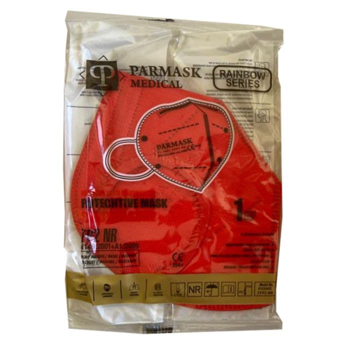 Parmask Mascherina Ffp2 Rosso 10 Pezzi - Farmaciauno