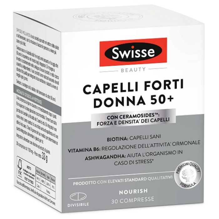 Swisse Capelli Forti Donna 50+ | Capelli, Pelle & Unghie