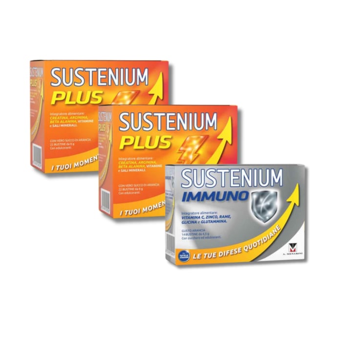 Sustenium Plus + Sustenium Magnesio e Potassio - Farmaciauno