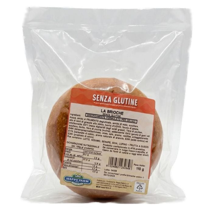 Happy Farm La Brioche 110 G Senza Lattosio - Farmaciauno