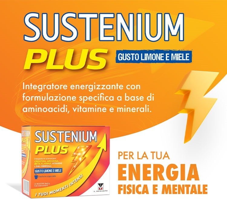 Sustenium Plus Limone Miele: Energia & Recupero